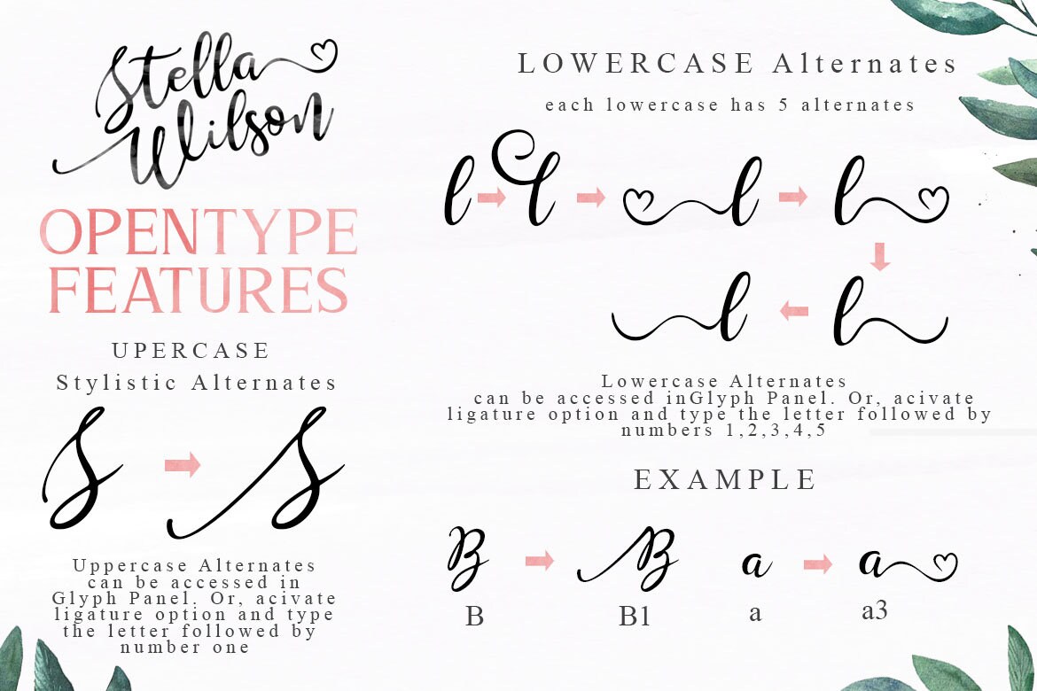 Stella Wilson Font, Procreate Fonts, Instagram Font, Canva Fonts ...