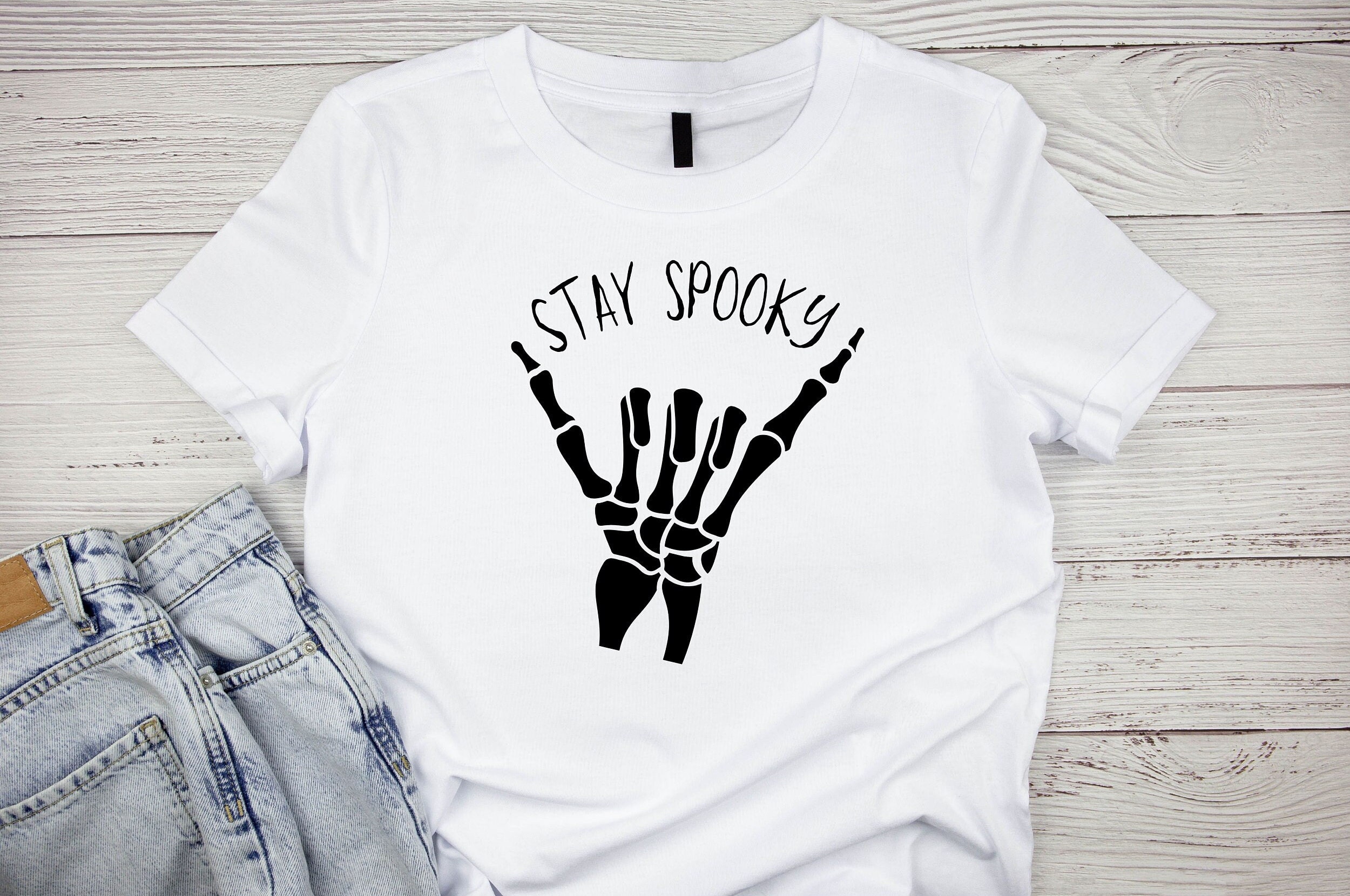 Stay Spooky Skeleton Hand Skeleton PNG Black Skeleton Funny - Etsy
