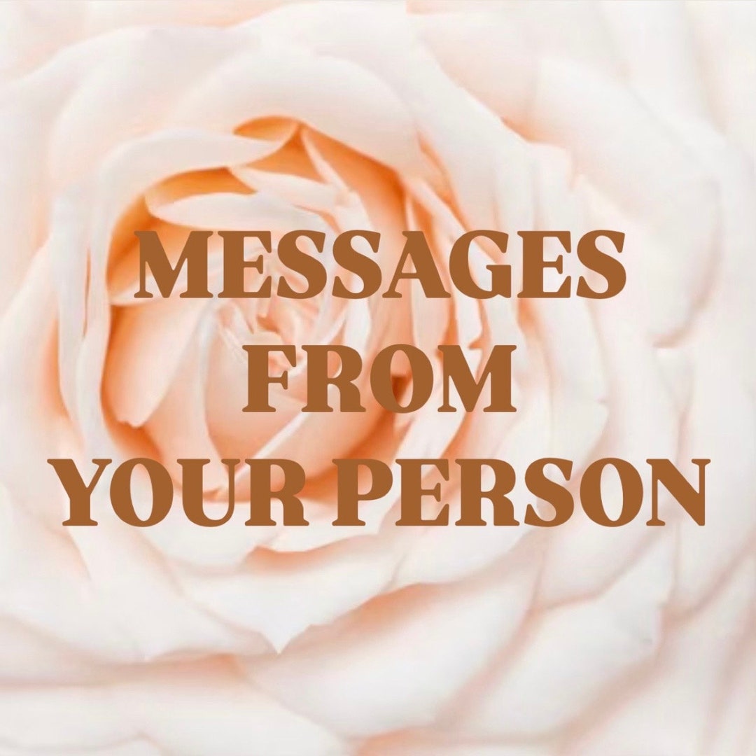 Messages From Your Person - Etsy