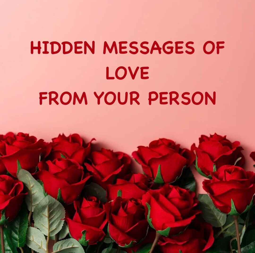 Hidden Messages of Love From Your Person - Etsy