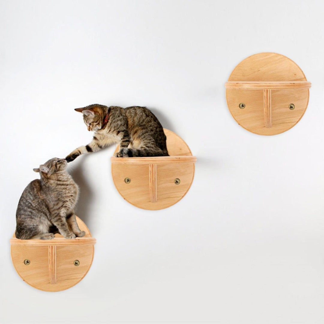 Wooden Cat Shelf, Cat Corner Shelf, Wall Mounted Cat Shelf, Cat Shelf ...