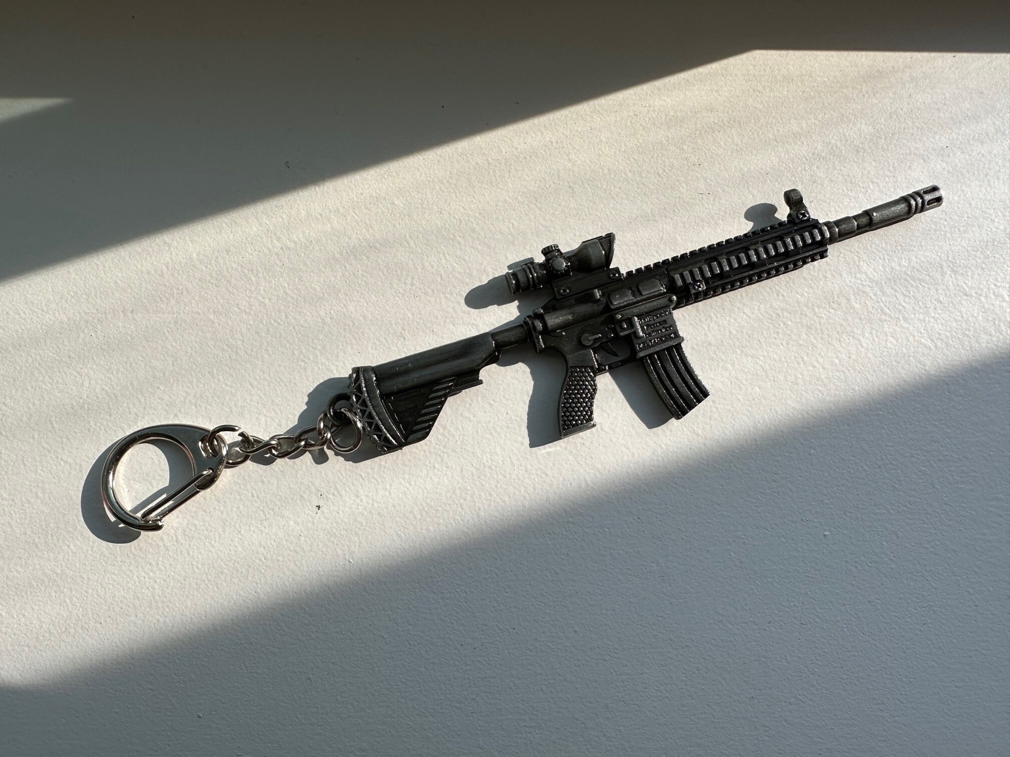 Modern Rifle Keychain AR15 - Etsy