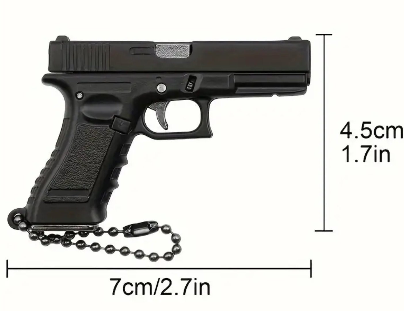 Gun Keychain Glock G17 - Etsy