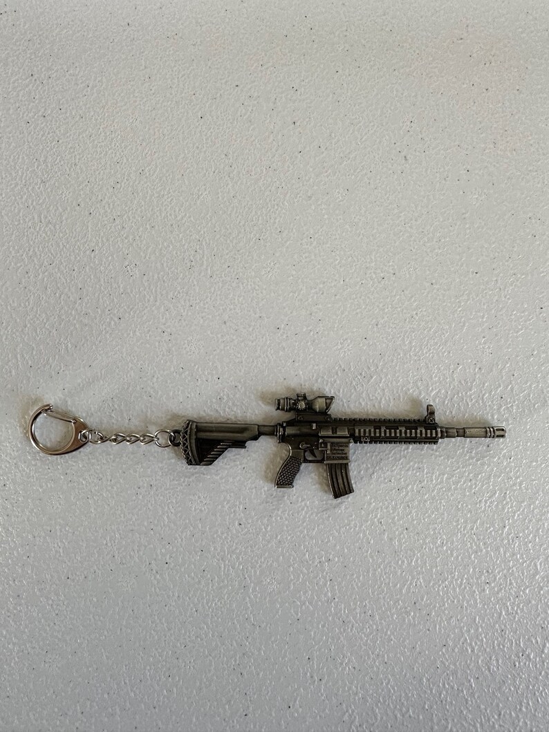 Modern Rifle Keychain AR15 - Etsy