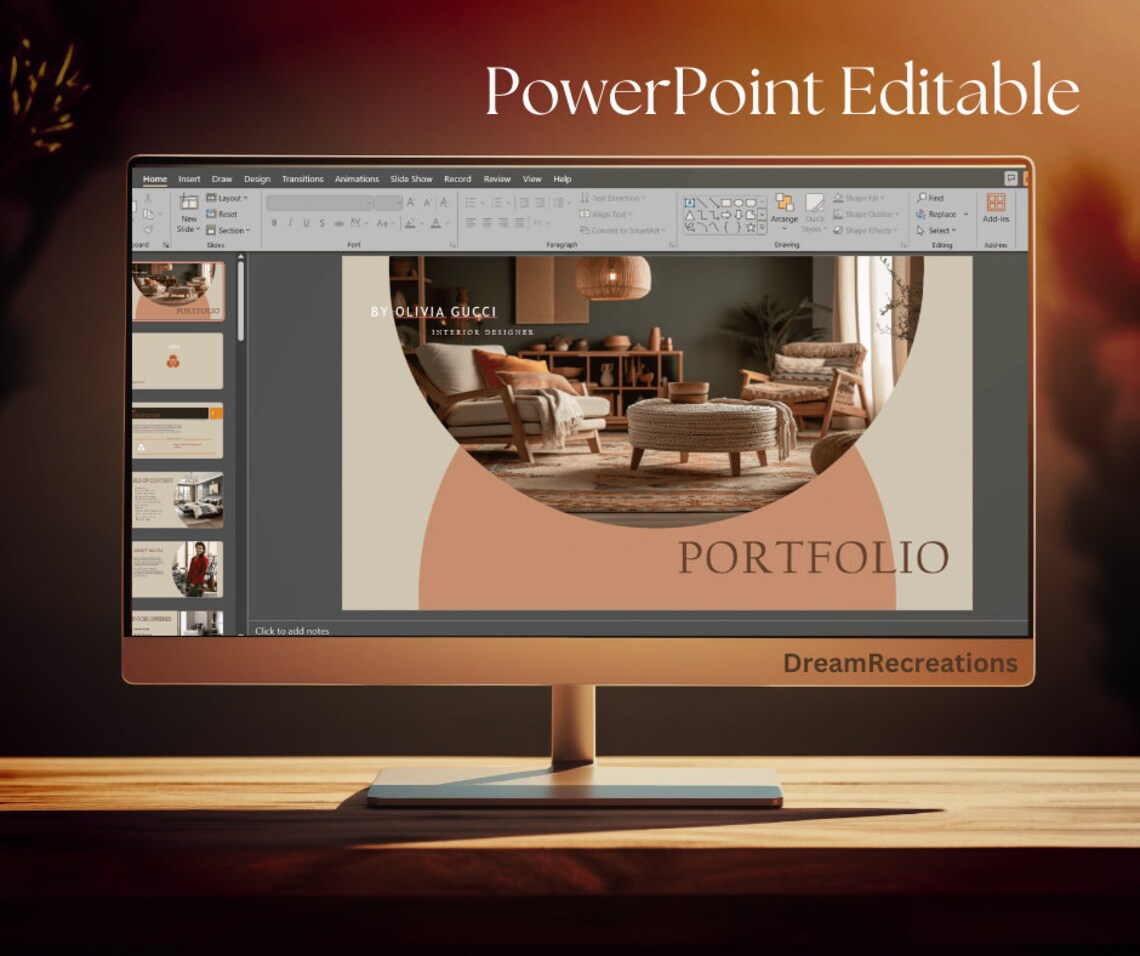Architecture Portfolio Presentation for Interior Designer Portfolio ...