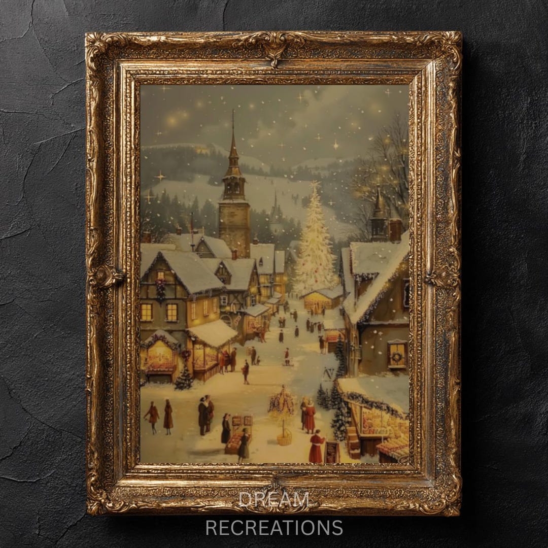 Traditional German Christmas Wall Art Unique Cultural Wall Art Gift ...
