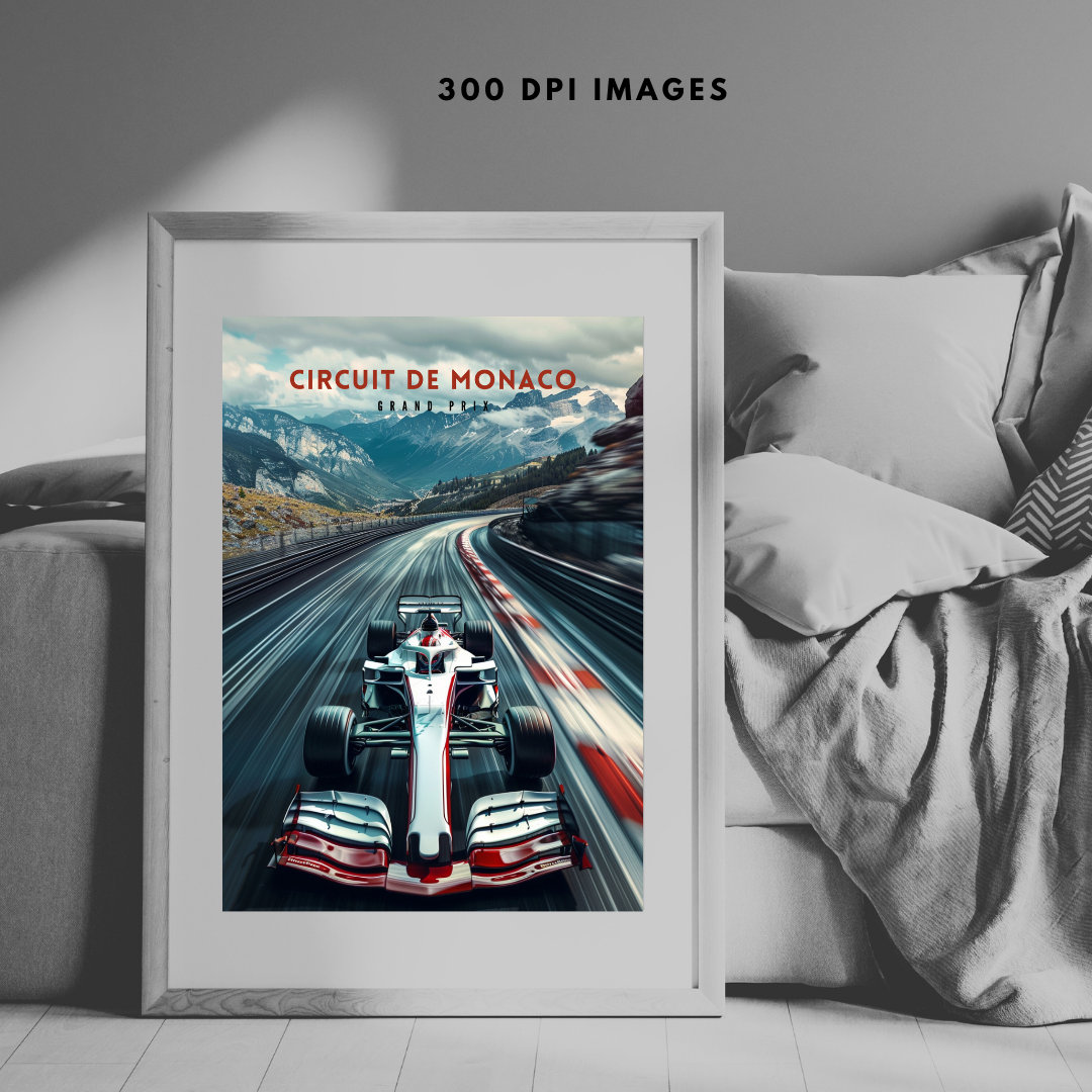 F1 Poster Set of 3, Formula 1 Wall Art, F1 Poster, F1 Print, F1 Poster ...
