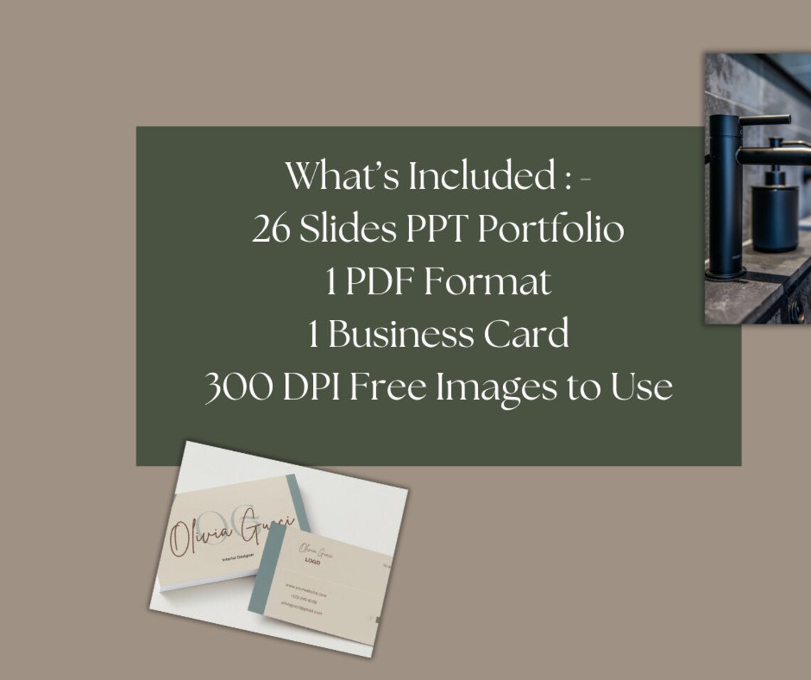 Architecture Portfolio Presentation for Interior Designer Powerpoint ...