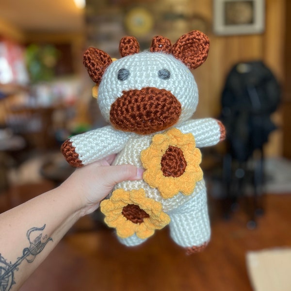 Sunflower Cow Pattern - Etsy