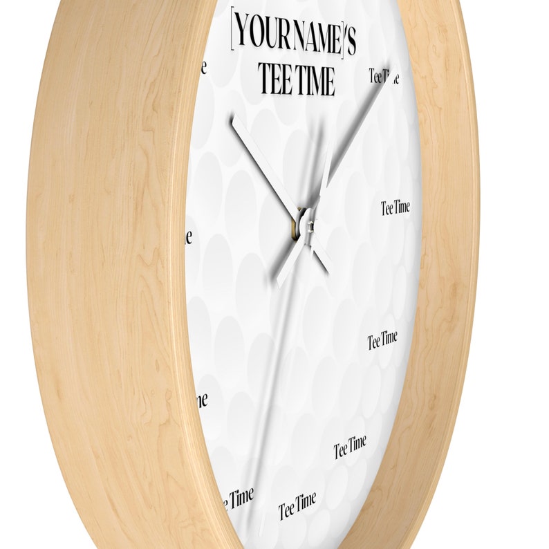 Custom Golf Tee Time Wall Clock - Etsy