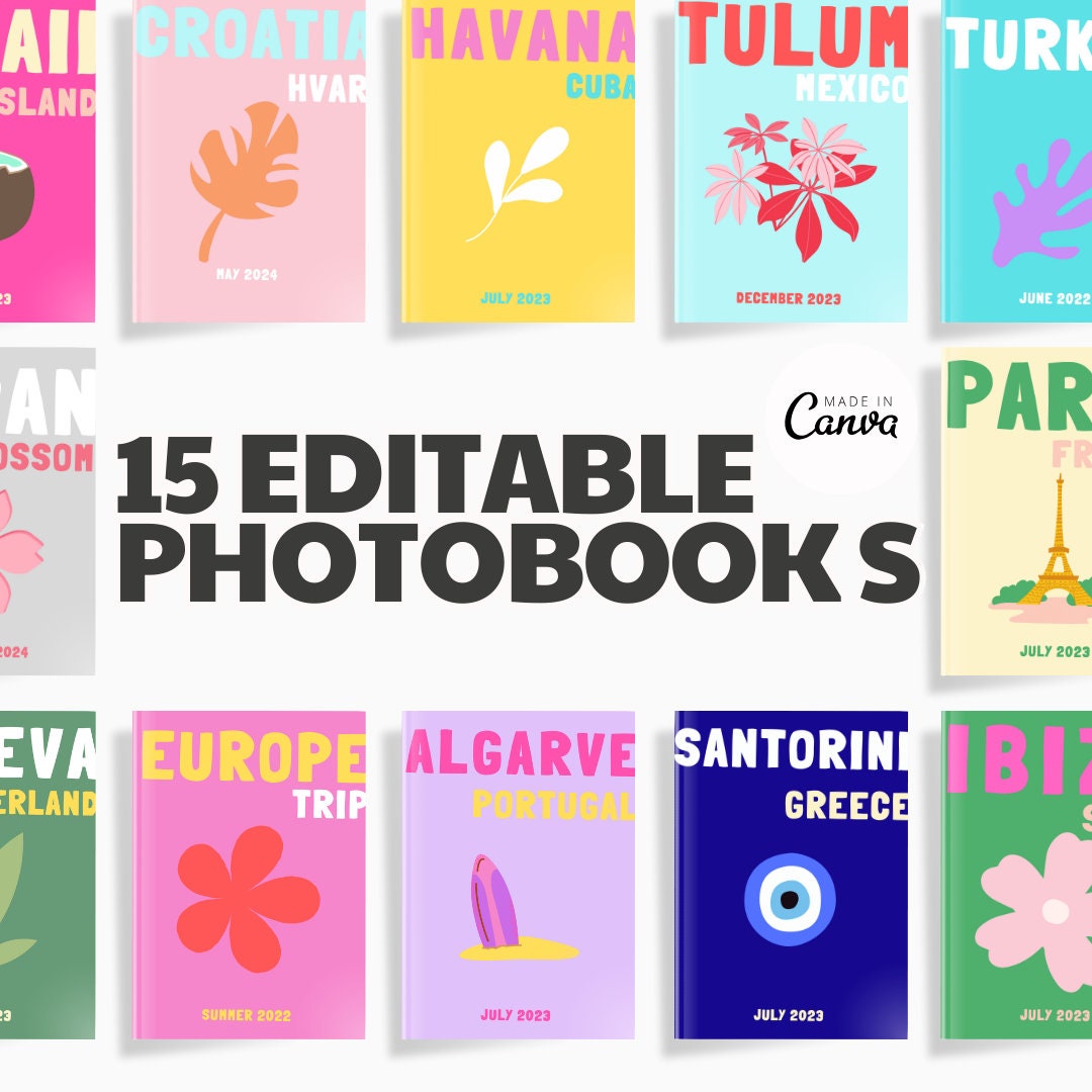 Assouline-inspired Travel Print Photo Book Template Create a Stunning ...