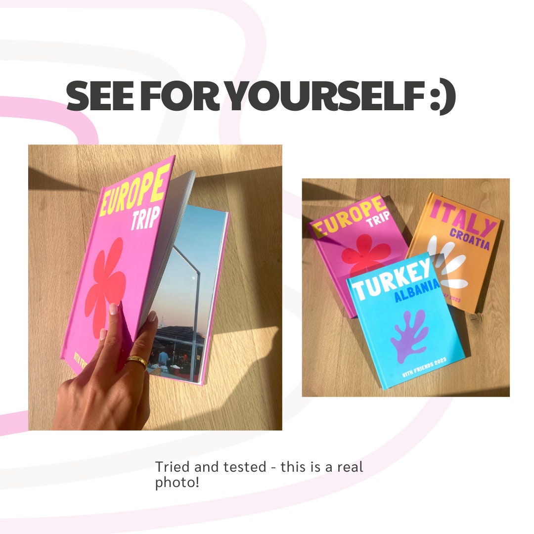 Assouline-inspired Amsterdam Tulip Netherlands Travel Print Photo Book ...