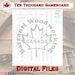TEN THOUSAND (aka FARKLE) Gameboard (metric and Imperial) Digital Files ...