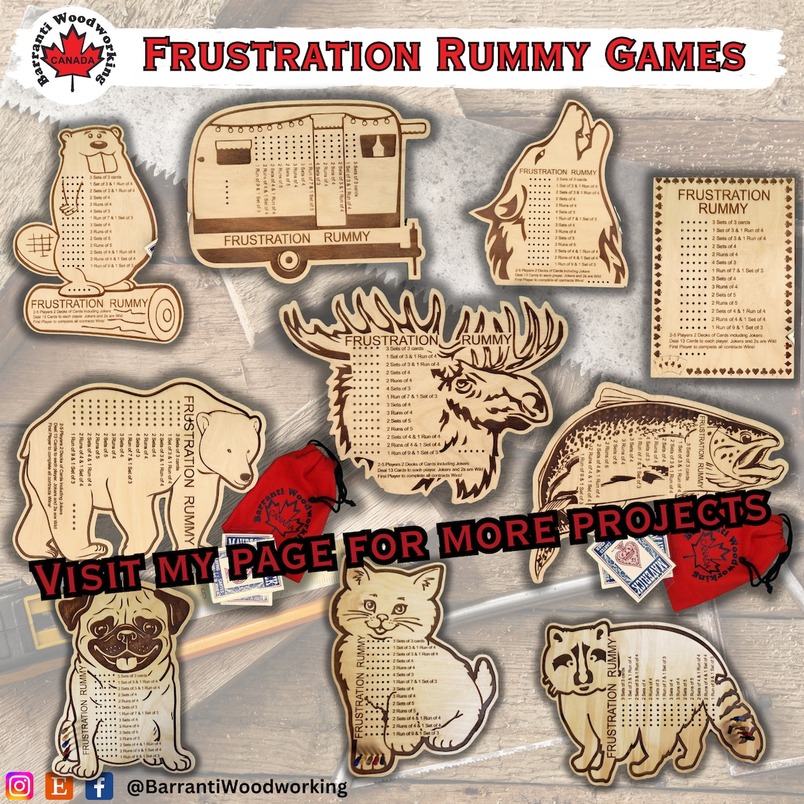 TEN THOUSAND (aka FARKLE) Gameboard (metric and Imperial) Digital Files ...