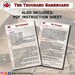 TEN THOUSAND (aka FARKLE) Gameboard (metric and Imperial) Digital Files ...