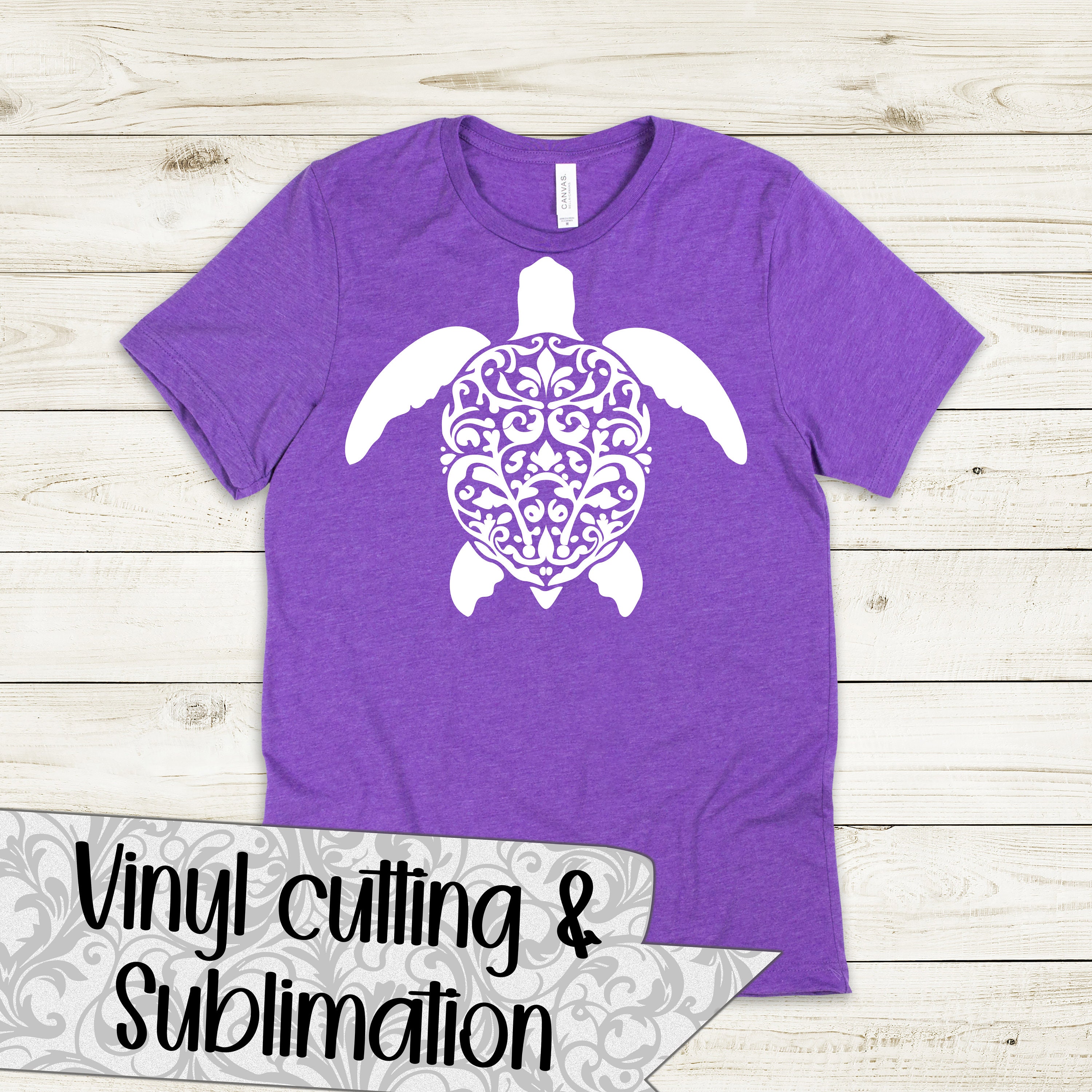 Sea Turtle SVG Cut Files (svg Dxf Png Eps Jpg) Silhouette & Cricut ...