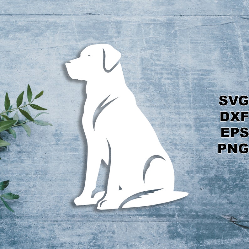 Labrador Retriever SVG Cut Files svg Dxf Png Eps Silhouette & Cricut ...