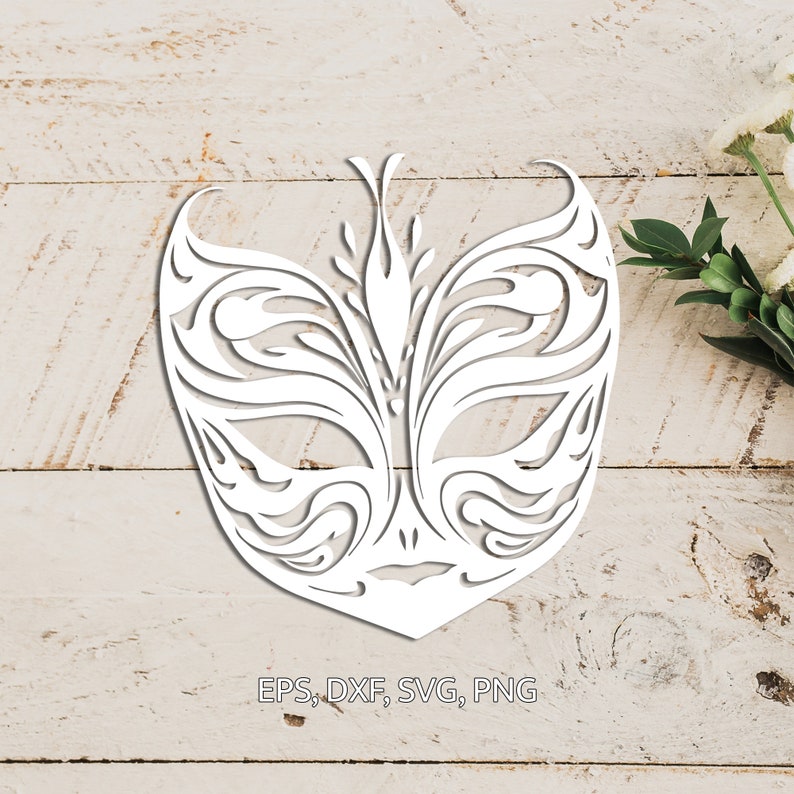 Masquerade SVG Cut Files svg Dxf Png Eps Silhouette & Cricut, Digital ...