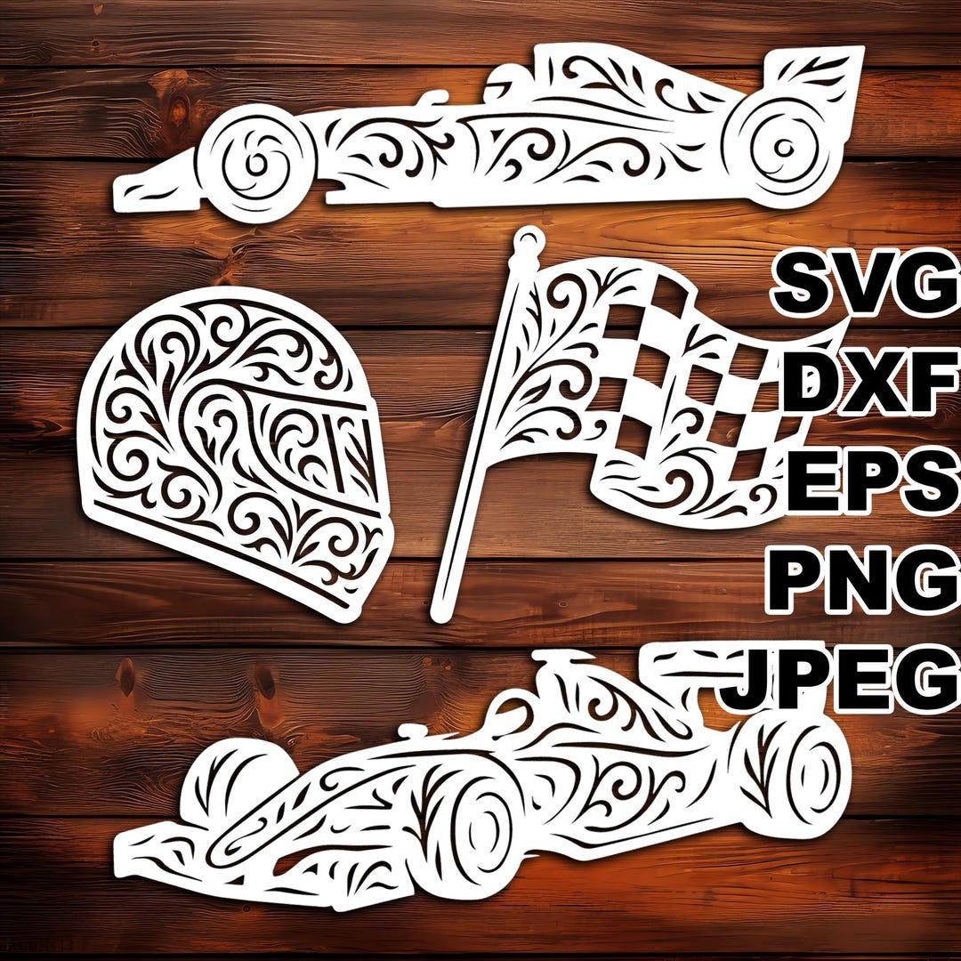 Filigree F1 SVG Cut Files (svg Dxf Png Eps Jpeg) Silhouette & Cricut ...