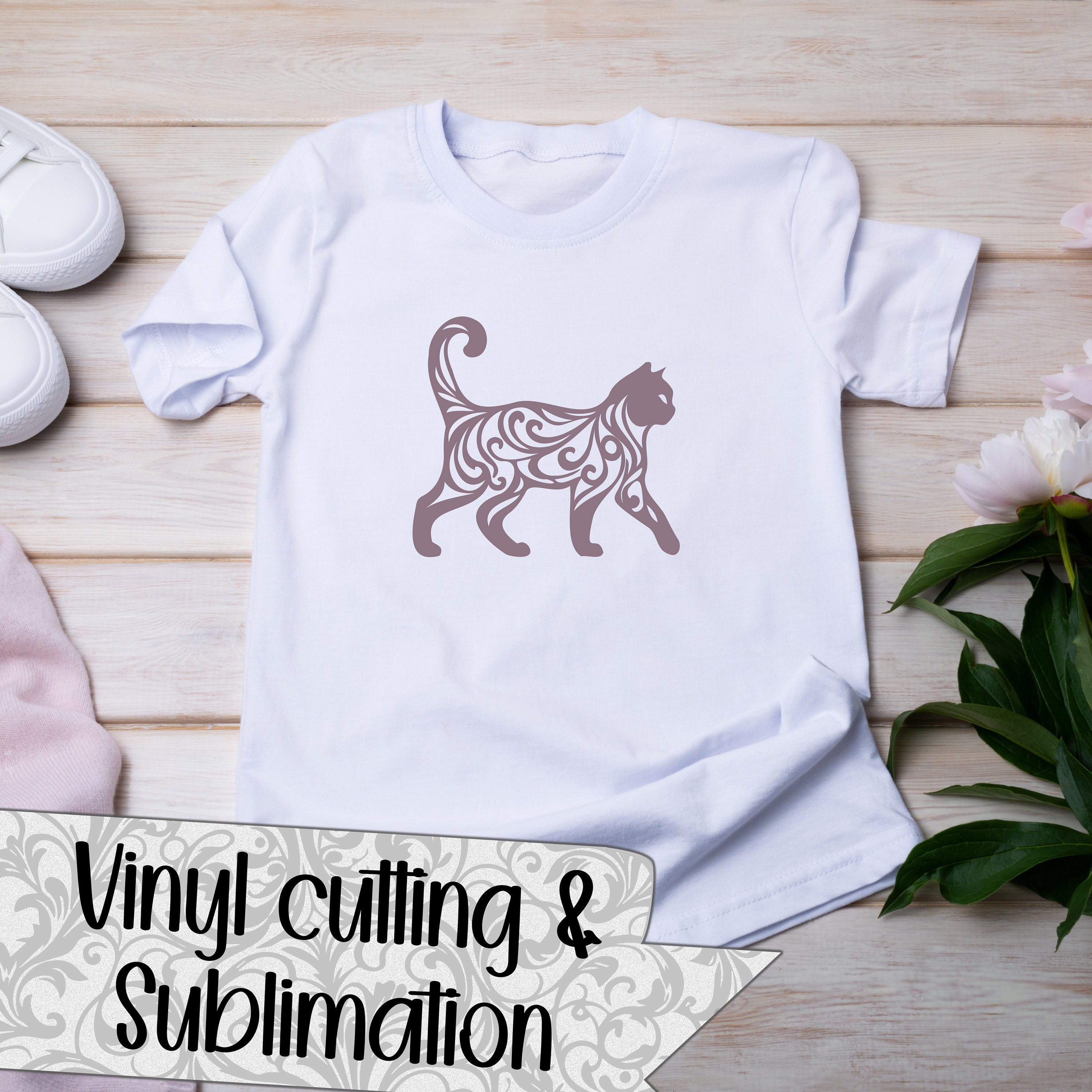 Fanciest Cats SVG Cut Files svg Dxf Png Eps Jpg Silhouette & Cricut ...