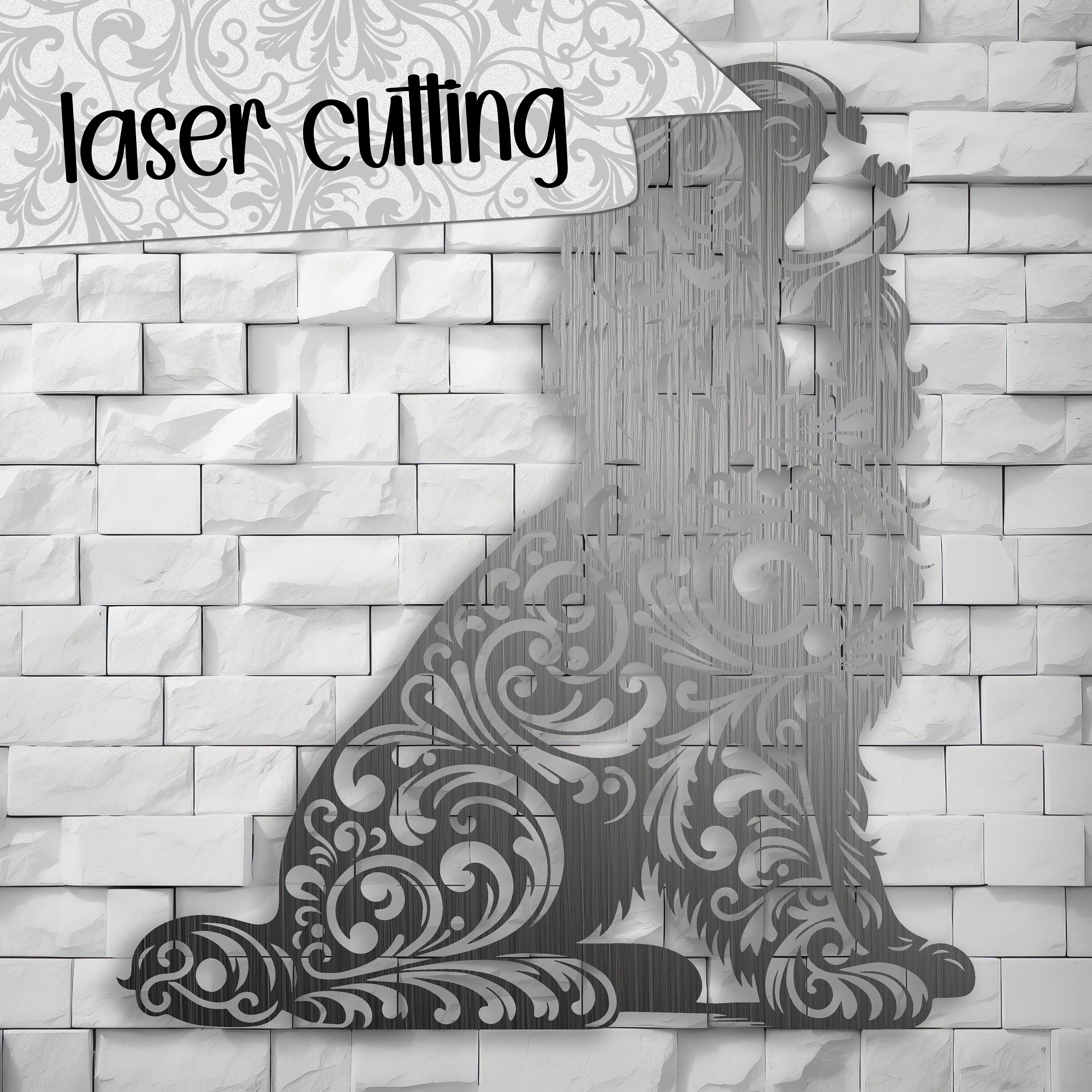 Cavalier Spaniel Fancy SVG Cut Files (svg Dxf Png Eps Jpeg) Silhouette ...