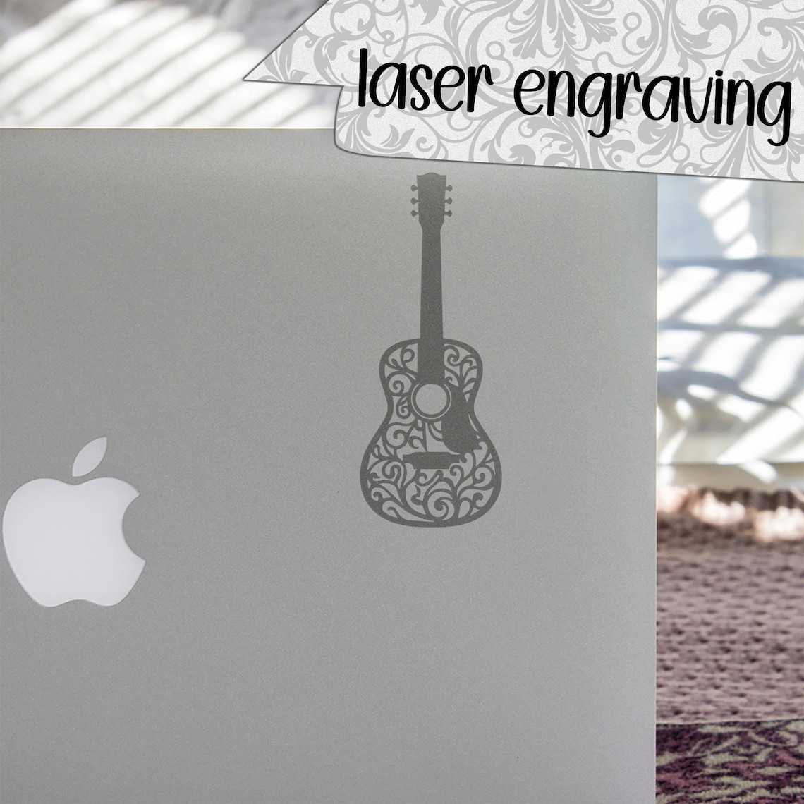 Filigree Guitars SVG Cut Files (svg Dxf Png Eps Jpeg) Silhouette ...