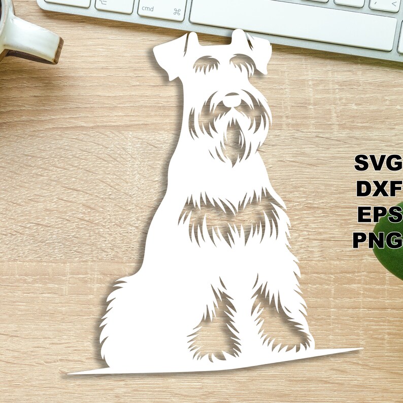 Schnauzer SVG Cut Files (svg Dxf Png Eps) Silhouette & Cricut, Digital ...