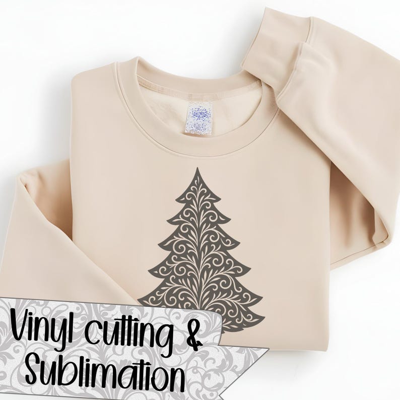 Filigree Christmas Trees SVG Cut Files (svg Dxf Png Eps Jpeg ...