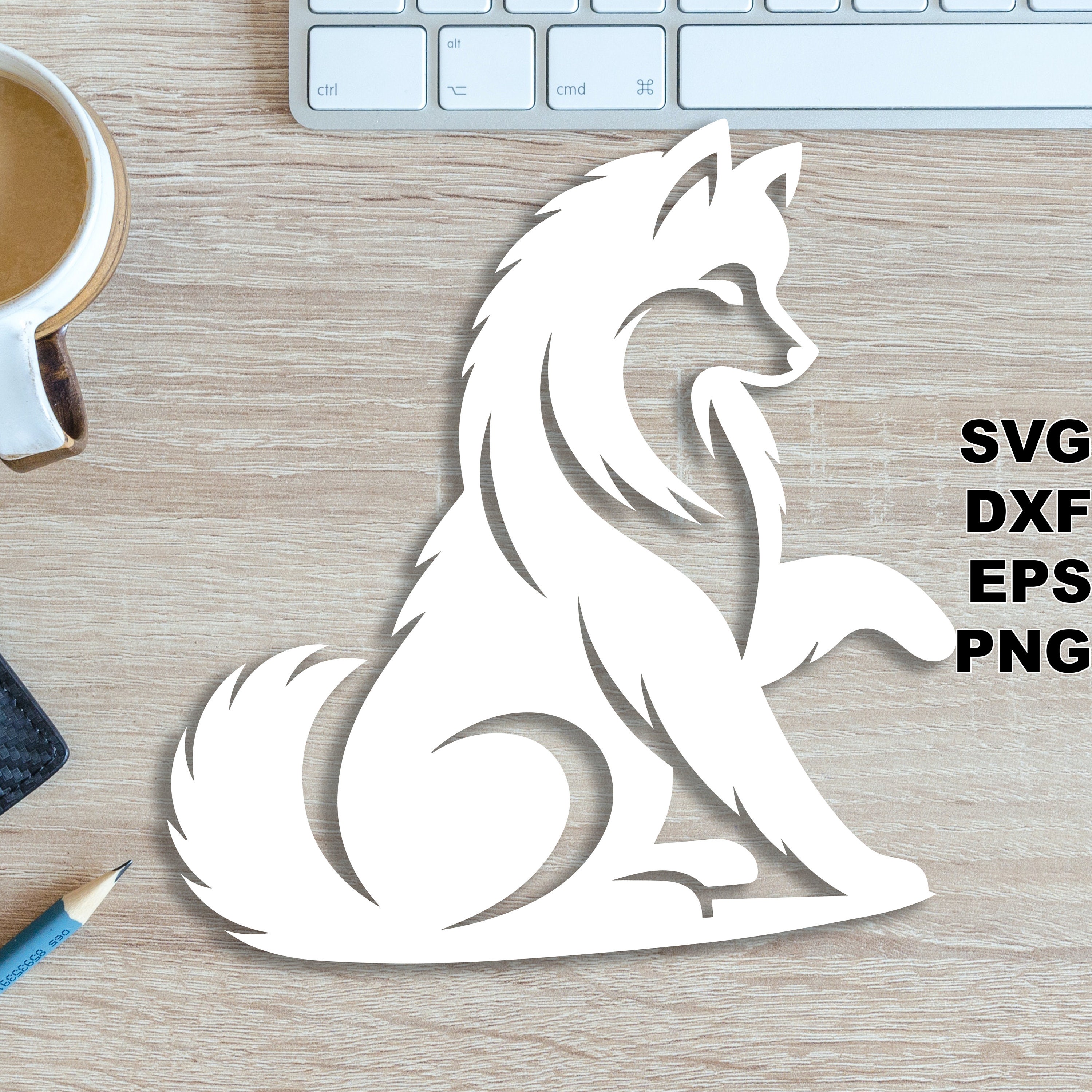 Pomsky SVG Cut Files svg Dxf Png Eps Silhouette & Cricut, Digital ...
