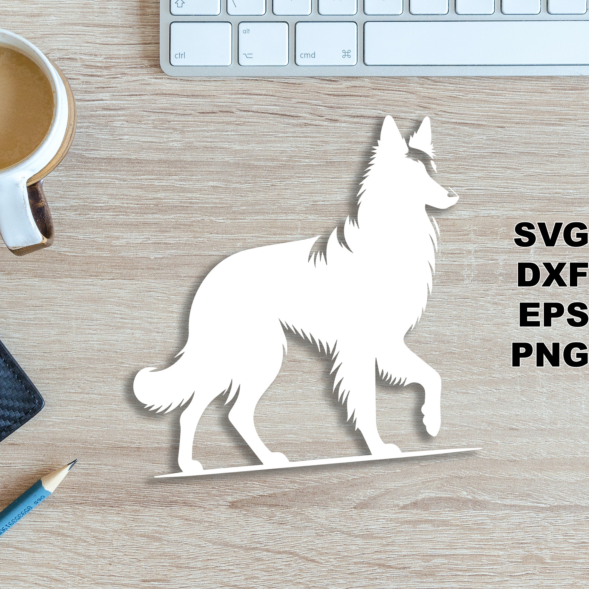 Belgian Shepherd SVG Cut Files (svg Dxf Png Eps) Silhouette & Cricut ...