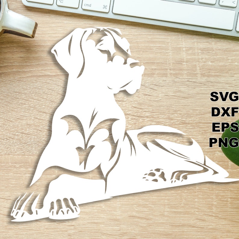Rhodesian Ridgeback SVG Cut Files svg Dxf Png Eps Silhouette & Cricut ...