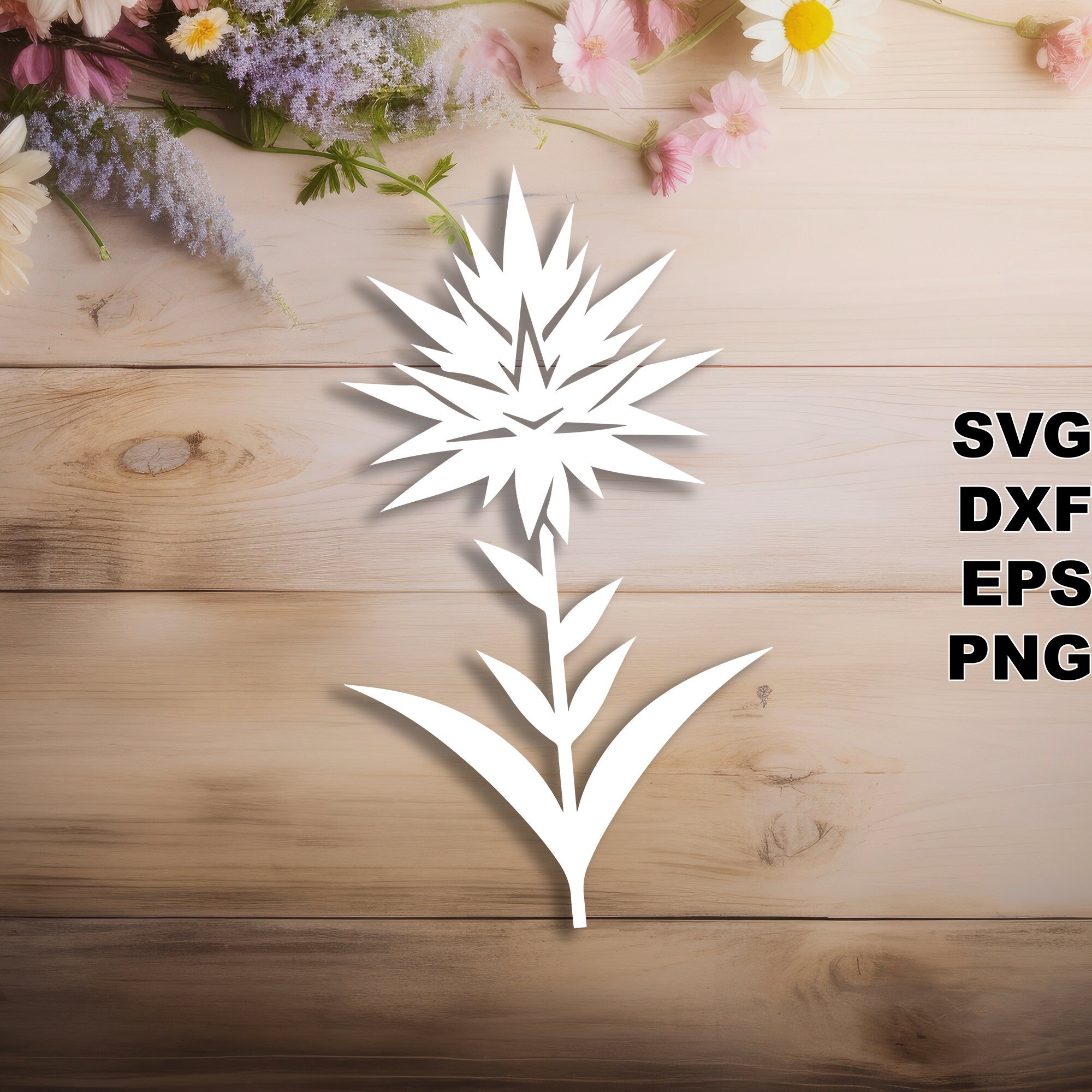 Great Plains Flora SVG Cut Files svg Dxf Png Eps Vinyl and Paper Cut ...