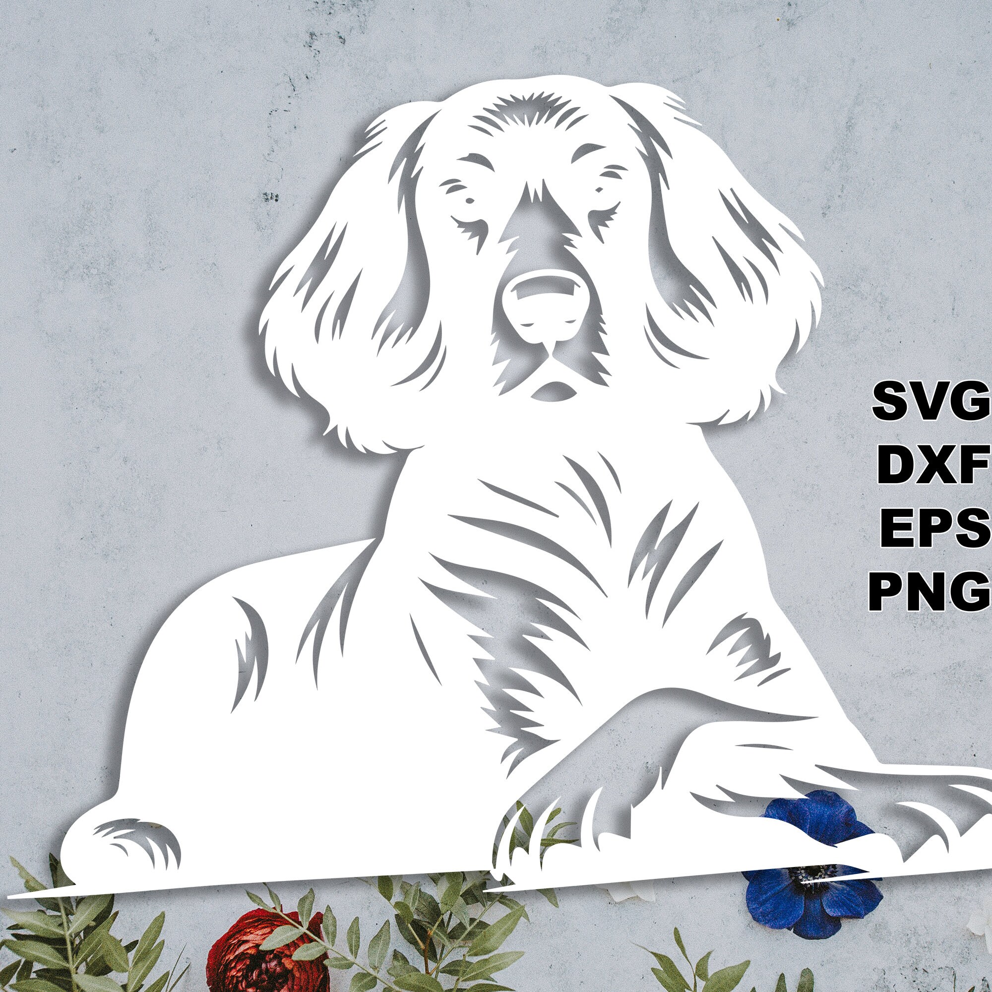 Boykin Spaniel SVG Cut Files svg Dxf Png Eps Silhouette & Cricut ...