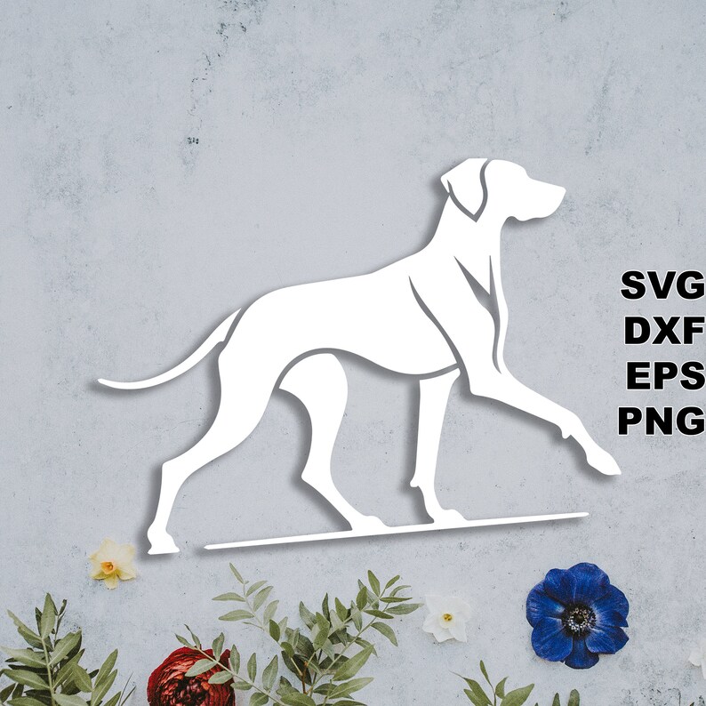 Rhodesian Ridgeback SVG Cut Files svg Dxf Png Eps Silhouette & Cricut ...