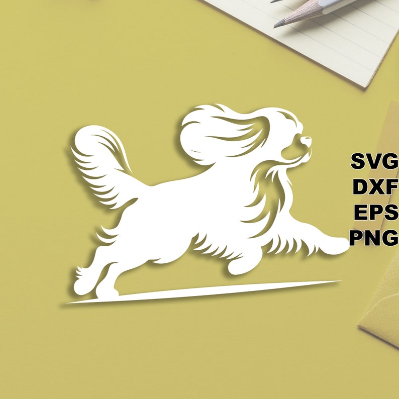Cavalier King Charles SVG Cut Files svg Dxf Png Eps Silhouette & Cricut ...