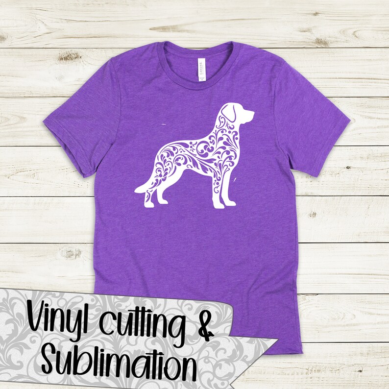 Labrador Fancy SVG Cut Files svg Dxf Png Eps Jpeg Silhouette & Cricut ...