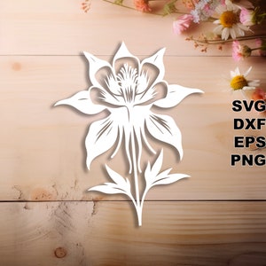 Rocky Mountain Flora SVG Cut Files (svg Dxf Png Eps) Vinyl and Paper ...