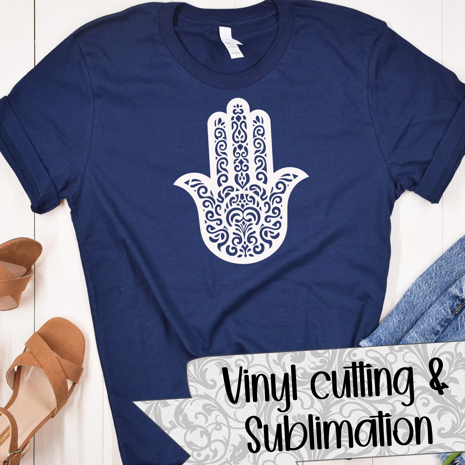Filigree Hamsa SVG Cut Files (svg Dxf Png Eps Jpeg) Silhouette & Cricut ...