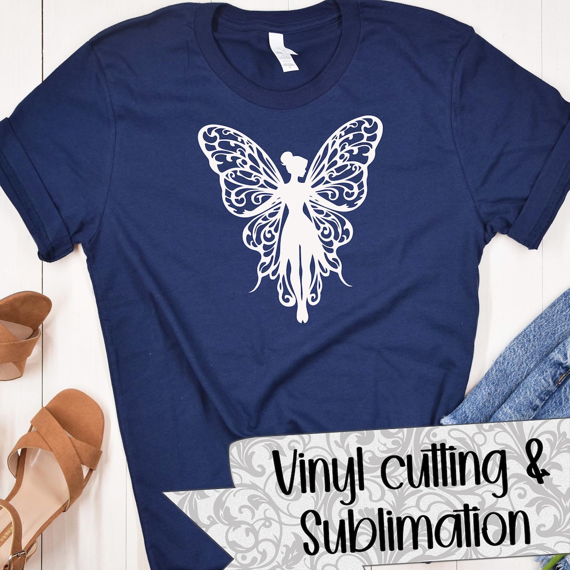 Filigree Fairies SVG Cut Files (svg Dxf Png Eps Jpeg) Silhouette ...
