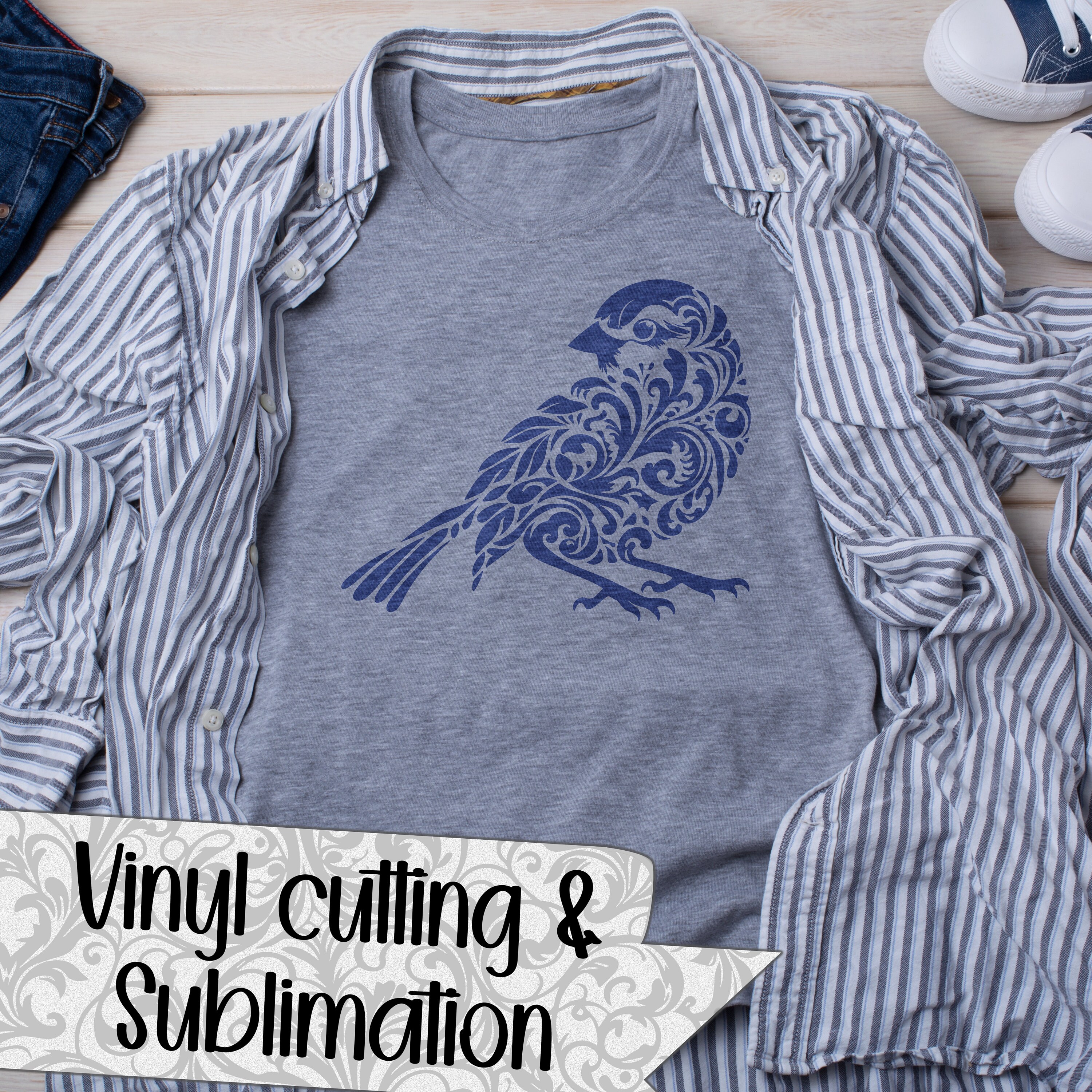 Fanciest Birds SVG Cut Files (svg Dxf Png Eps Jpg) Silhouette & Cricut ...