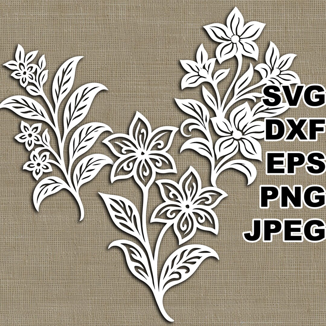 Filigree Daphne SVG Cut Files (svg Dxf Png Eps Jpeg) Silhouette ...