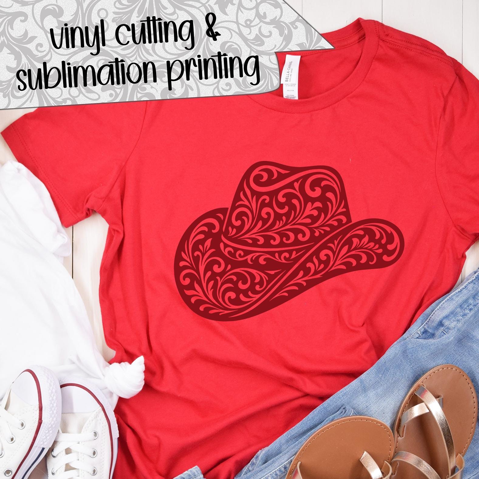 Filigree Western SVG Cut Files (svg Dxf Png Eps Jpeg) Silhouette ...