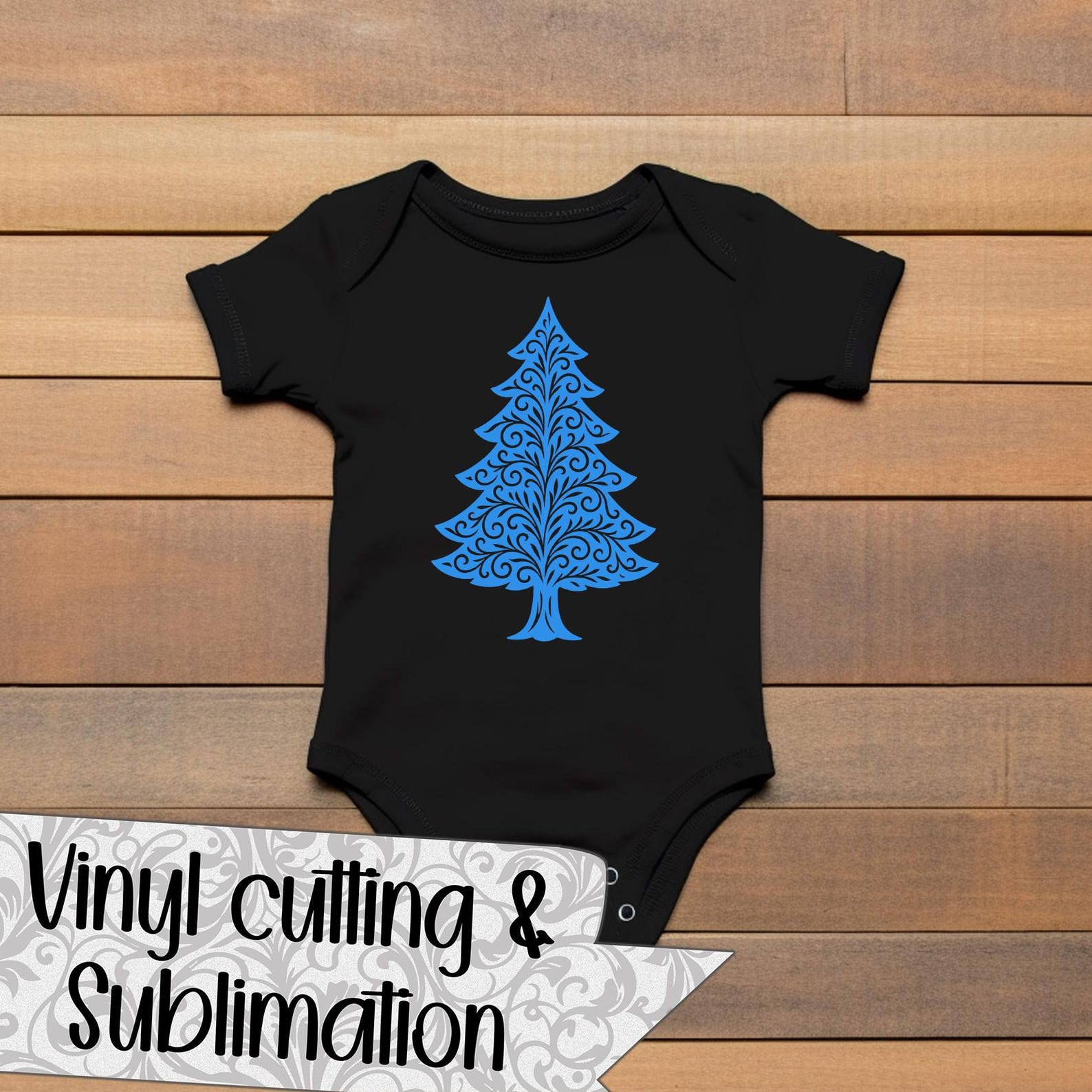 Filigree Christmas Trees SVG Cut Files (svg Dxf Png Eps Jpeg ...