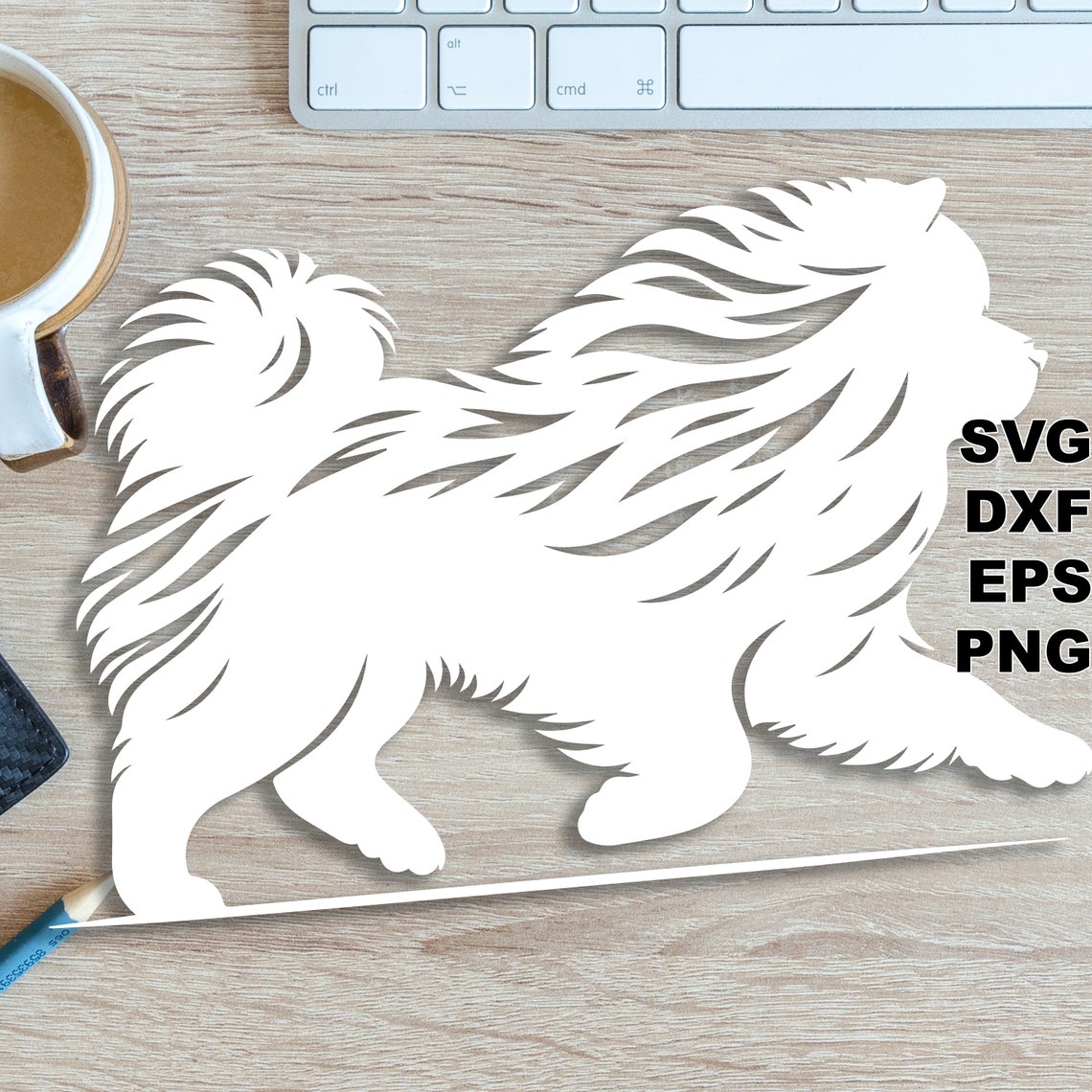 Chow Chow SVG Cut Files svg Dxf Png Eps Silhouette & Cricut, Digital ...