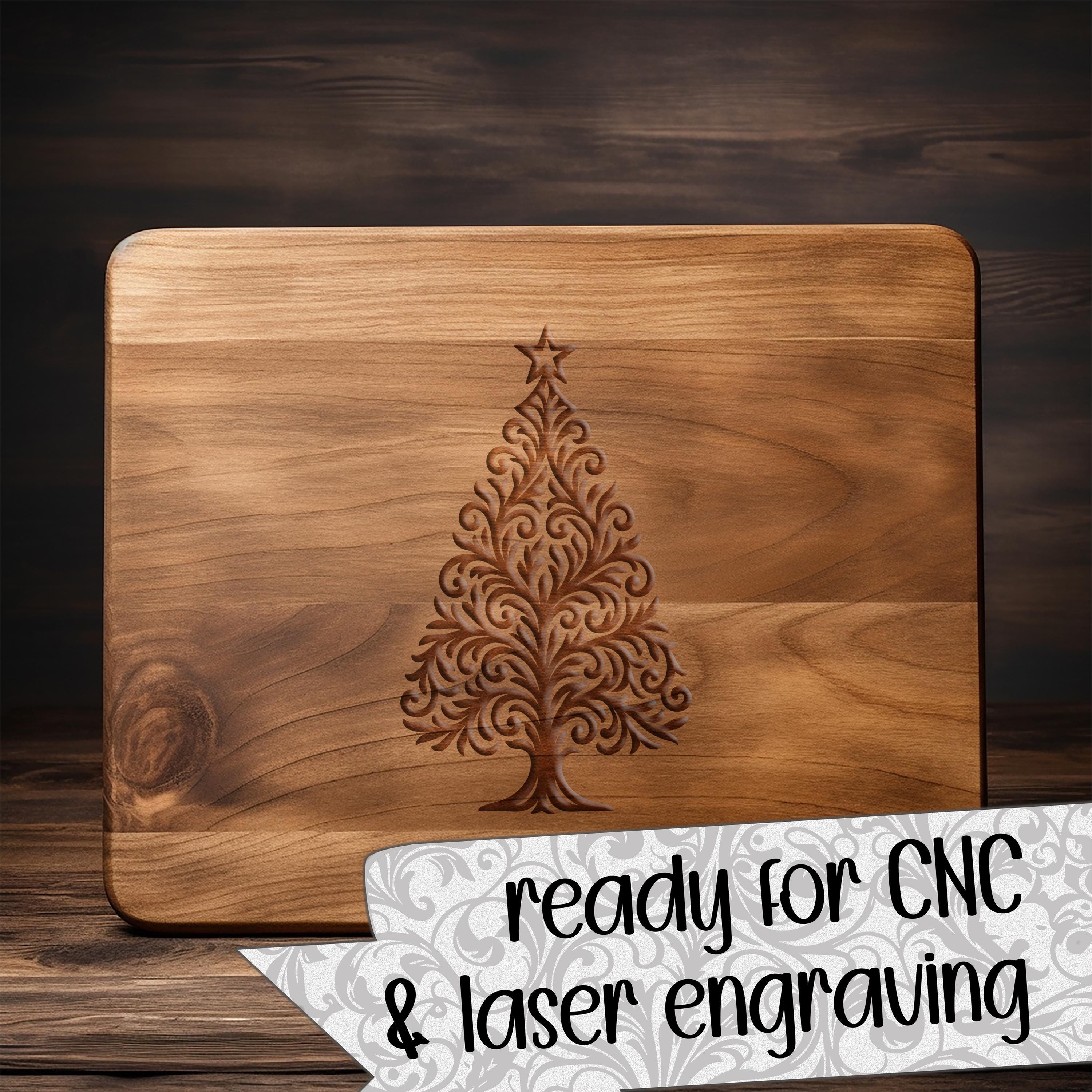 Filigree Christmas Trees SVG Cut Files (svg Dxf Png Eps Jpeg ...