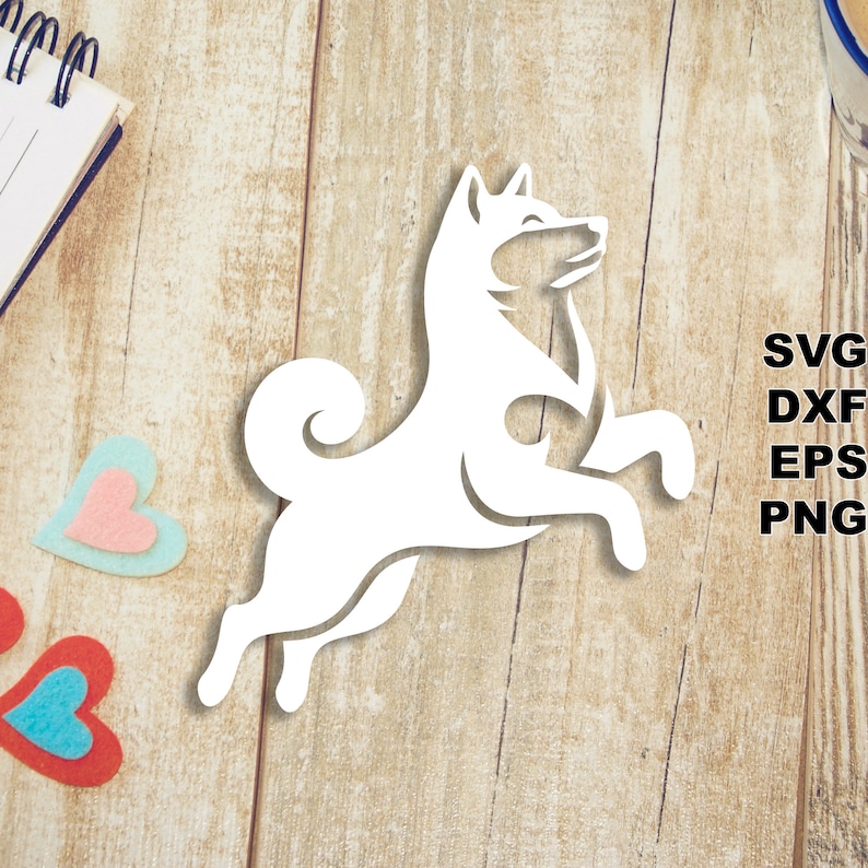 Shiba Inu SVG Cut Files svg Dxf Png Eps Silhouette & Cricut, Digital ...