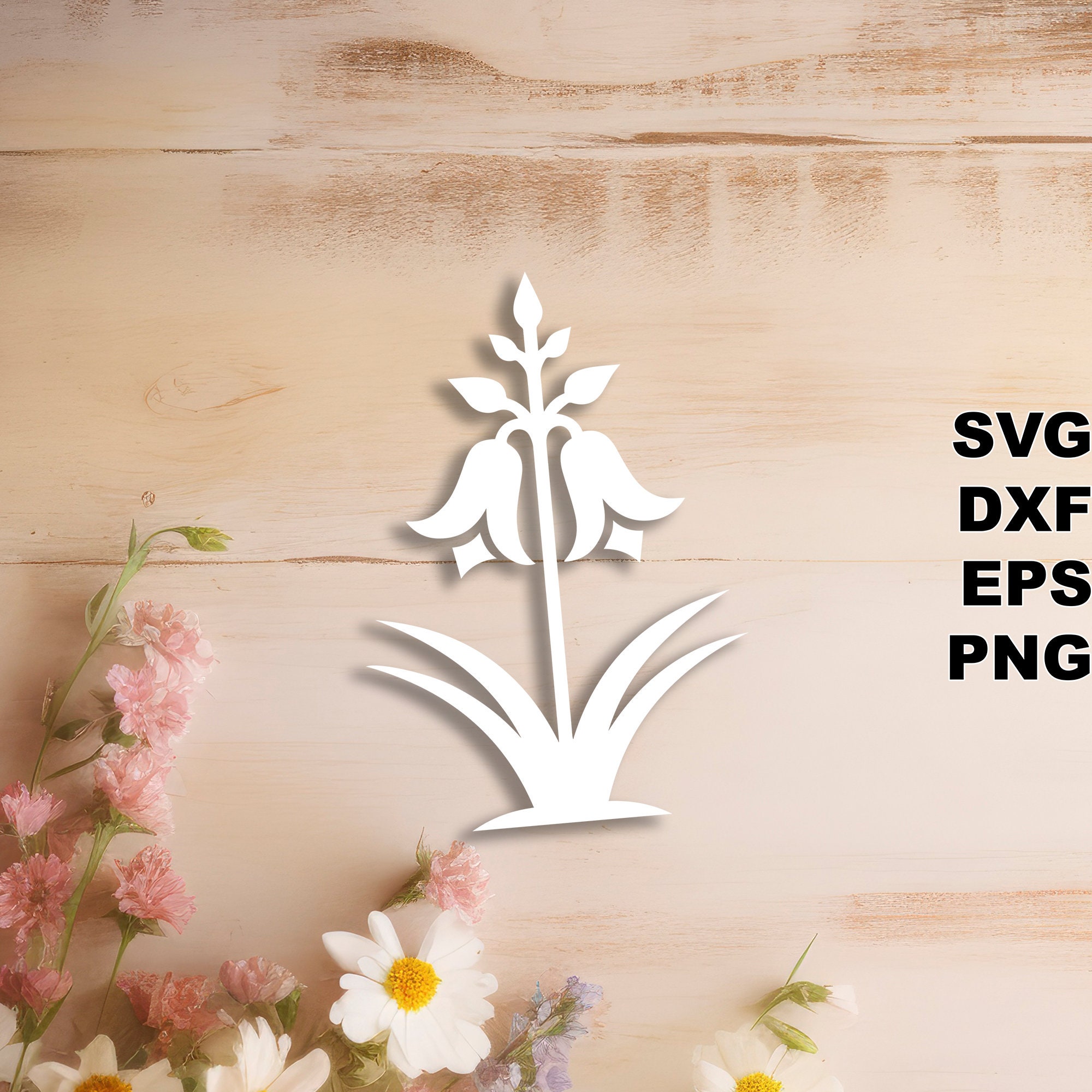 Spanish Flora SVG Cut Files svg Dxf Png Eps Vinyl and Paper Cut, CNC ...