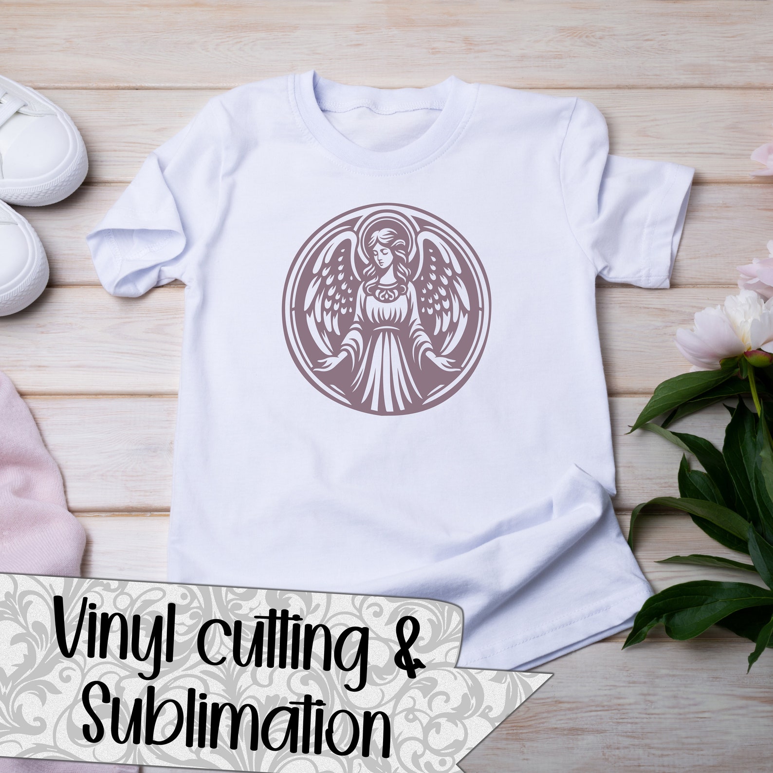 Angels SVG Cut Files svg Dxf Png Eps Silhouette & Cricut, Digital ...