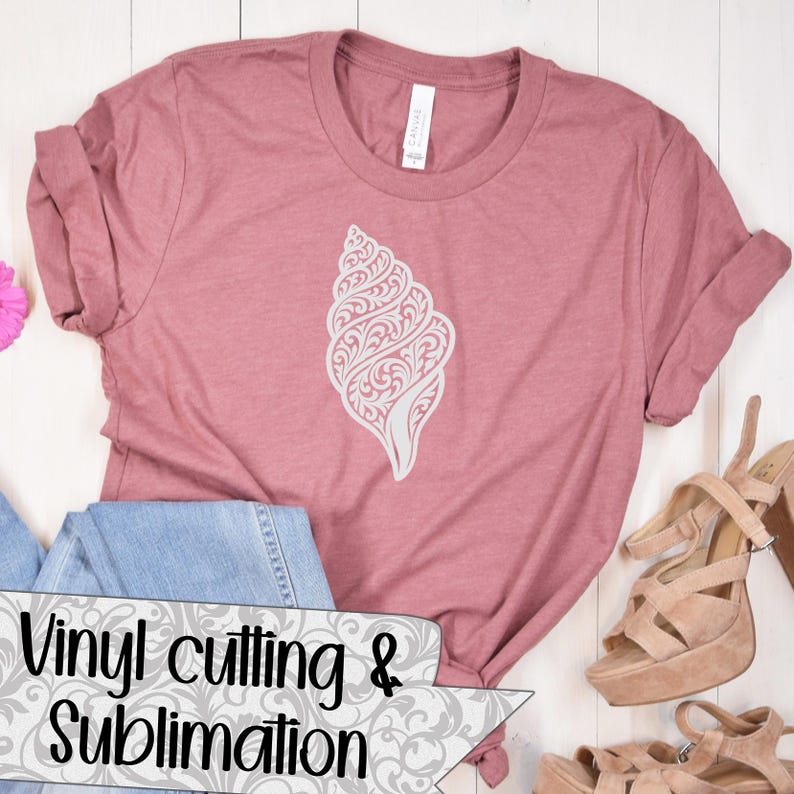 More Filigree Seashells SVG Cut Files (svg Dxf Png Eps Jpeg) Silhouette ...