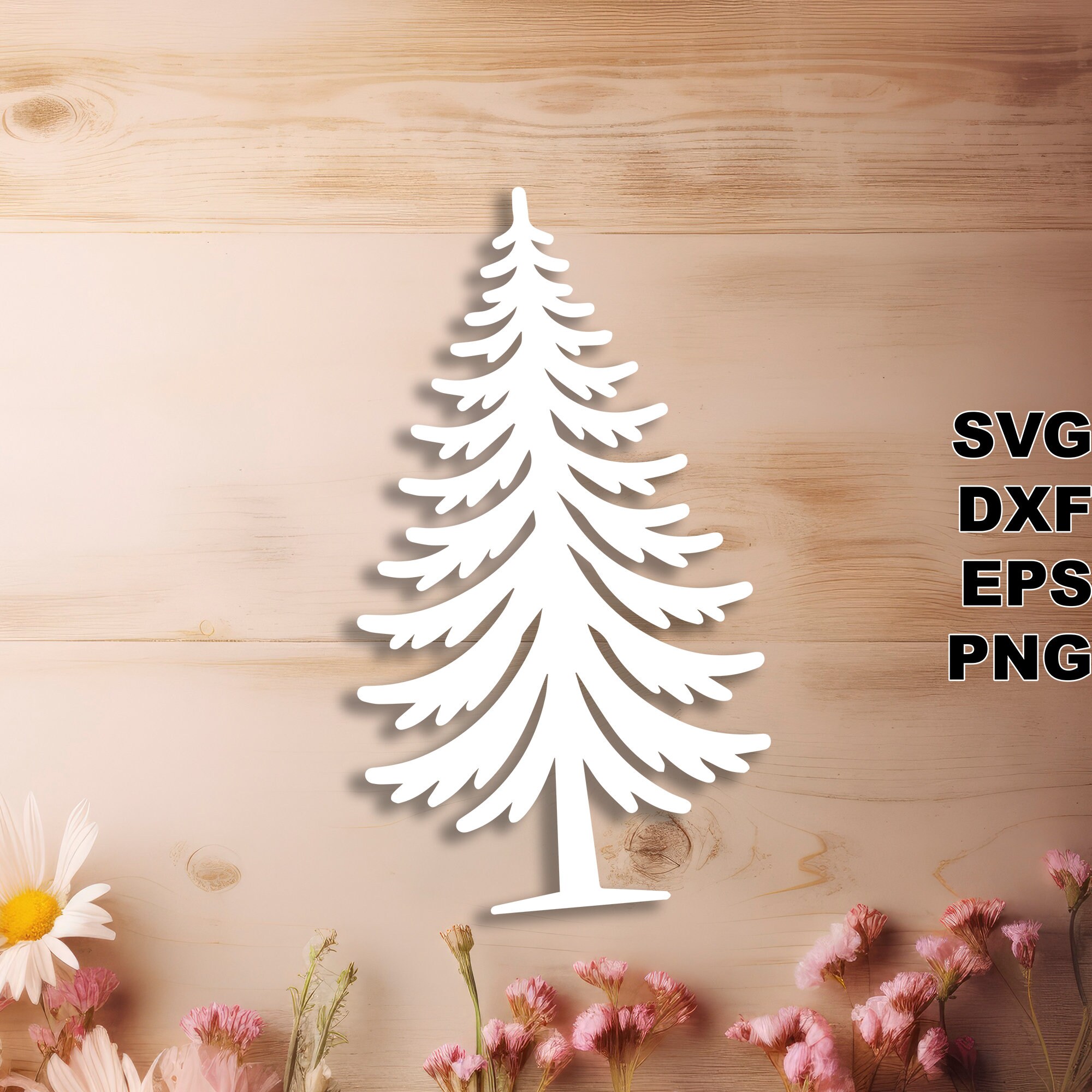 PNW Flora SVG Cut Files (svg Dxf Png Eps) Vinyl and Paper Cut, CNC ...